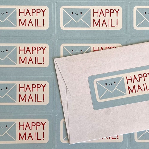Happy Mail Kawaii Stickers - Etsy