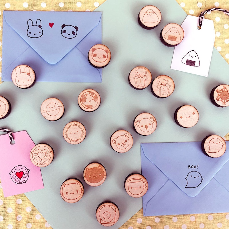 Korean Stamp Set - Etsy