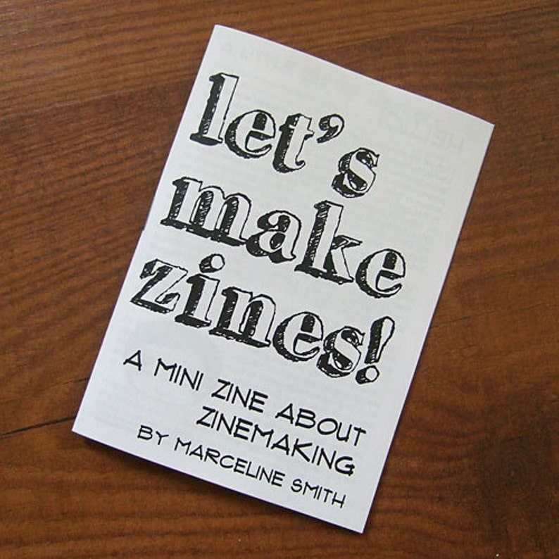 Zinemaking Guide - Let's Make Zines - Digital PDF - Etsy