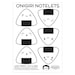 Onigiri Rice Ball Kawaii Printable Notelets - Digital PDF - Etsy