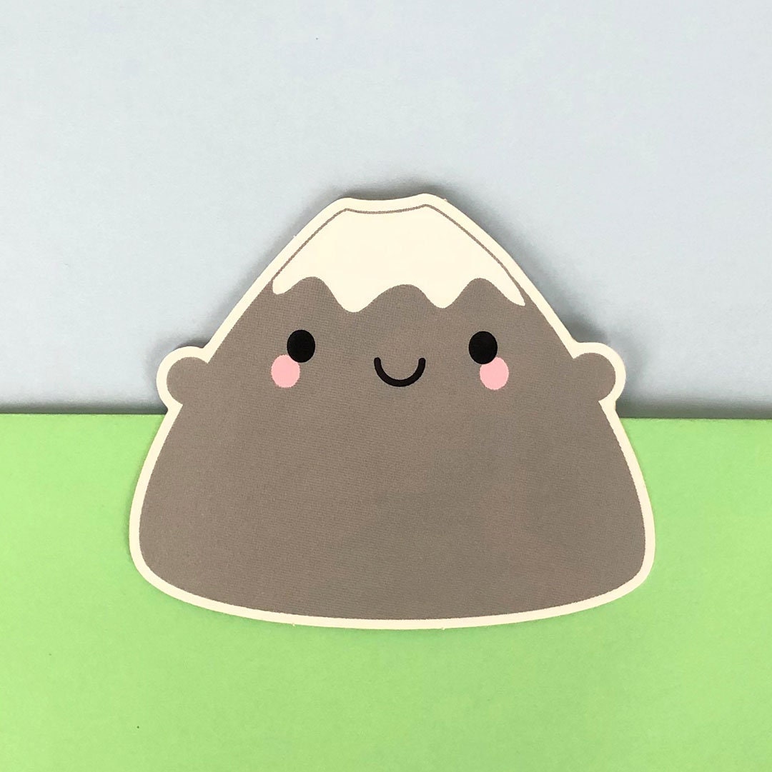Kawaii Mt Fuji Vinyl Stickers - Etsy