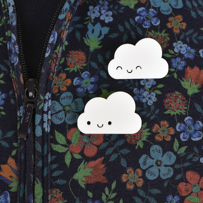 Cloud Brooch - Etsy