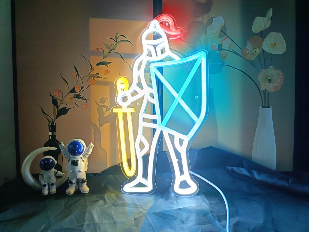 Armor Neon Sign Art Decor Neon Light Wall Art Signs Cute Decor, Gift ...