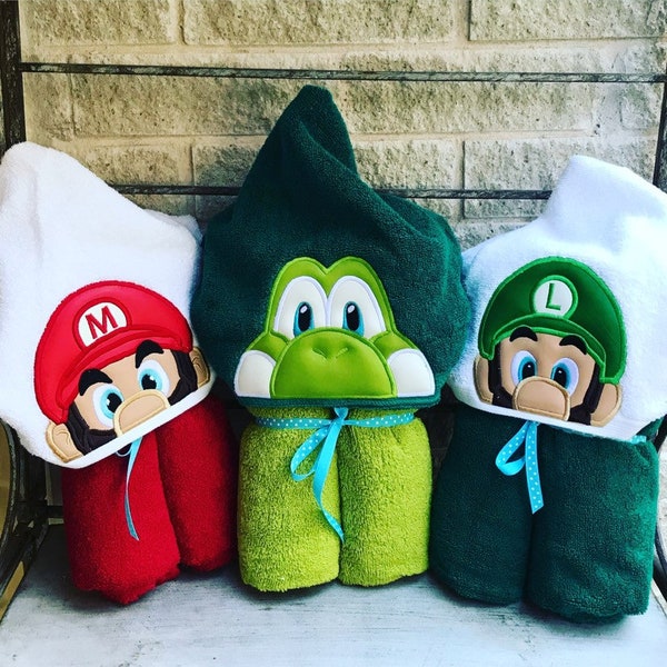 Mario Towel - Etsy