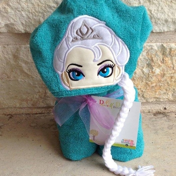 Elsa Hooded Towel - Etsy