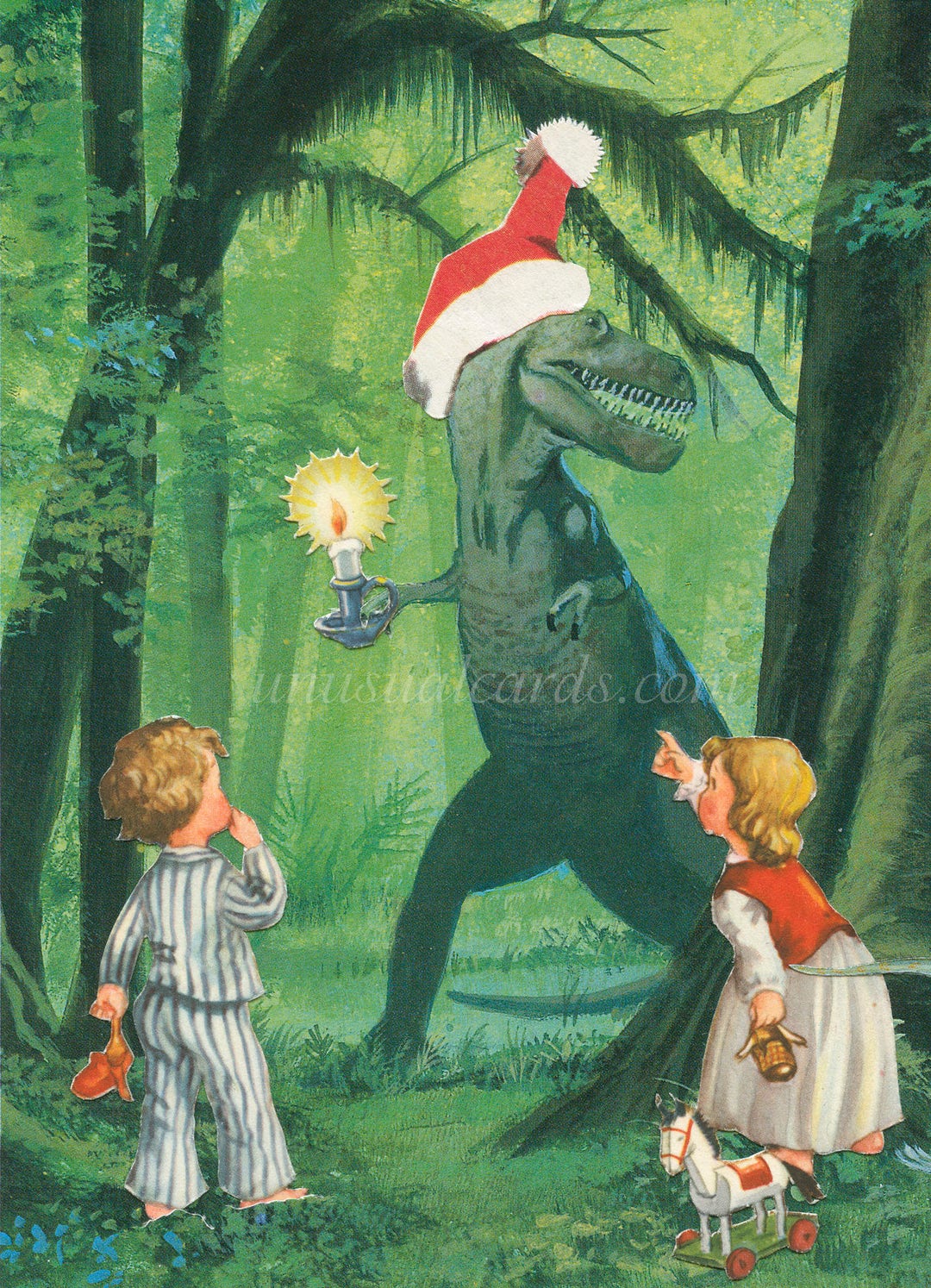 Swamp Santa - Seasonal Box Set of Dinosaur Christmas Cards From Unusual ...