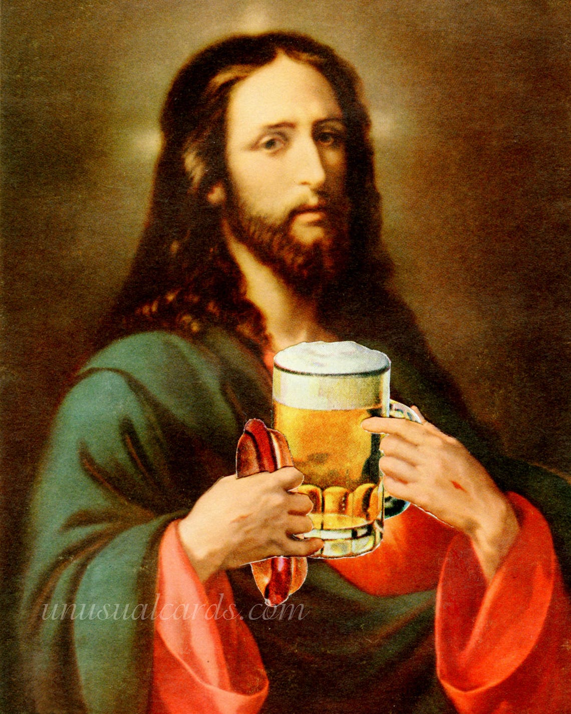 Weekend Jesus - Because Jesus Needs a Day off With Beer and Hot Dogs ...