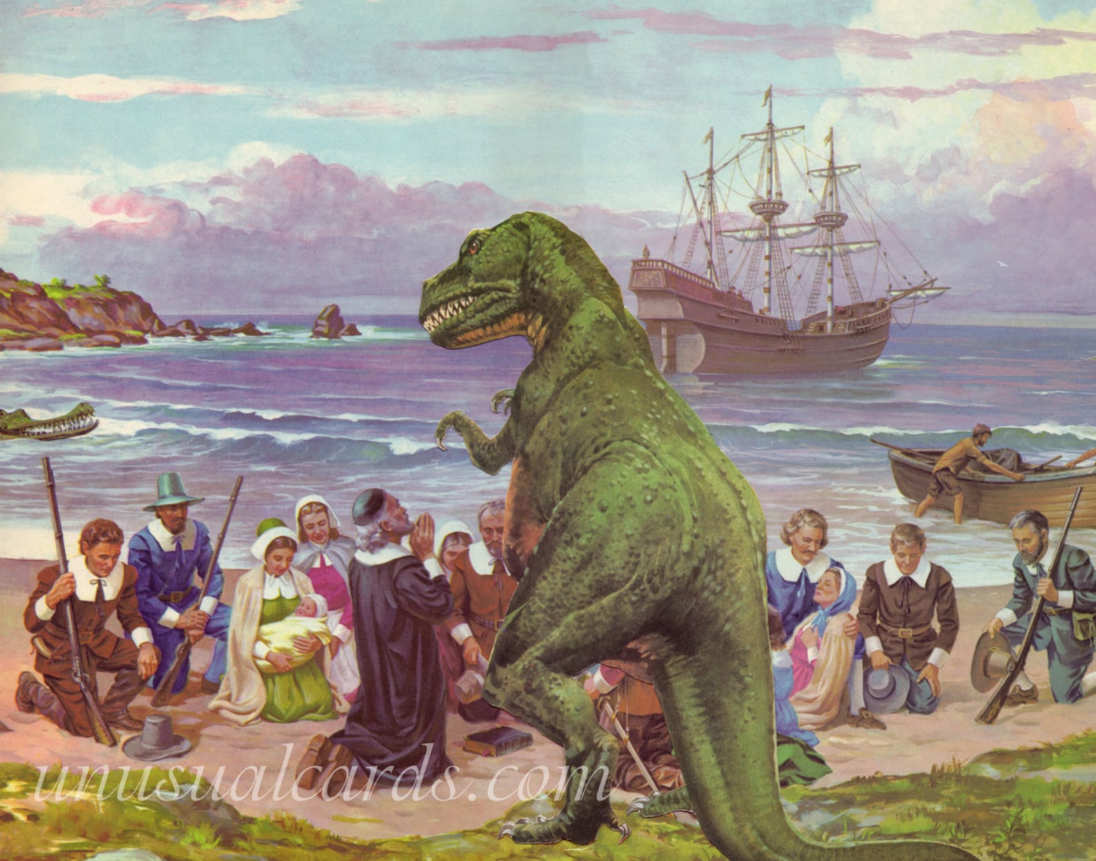 The First Thanksgiving - Art Print in Various Sizes! America Was Filled ...