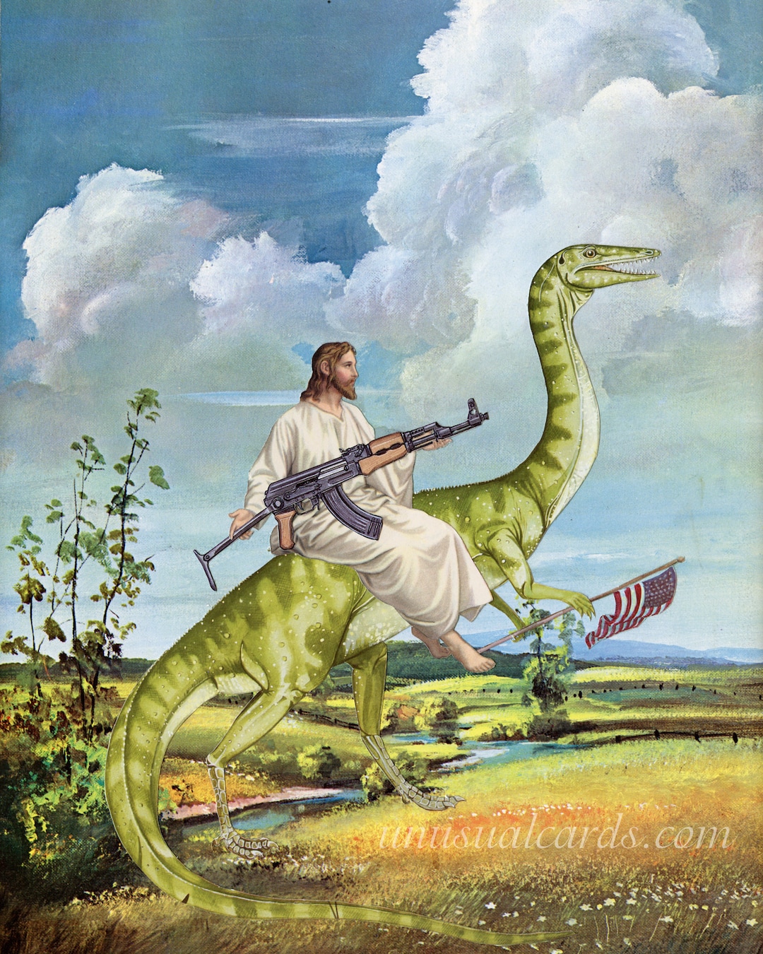 God Bless America, an Original Hand Cut Art Collage - Show off Your ...