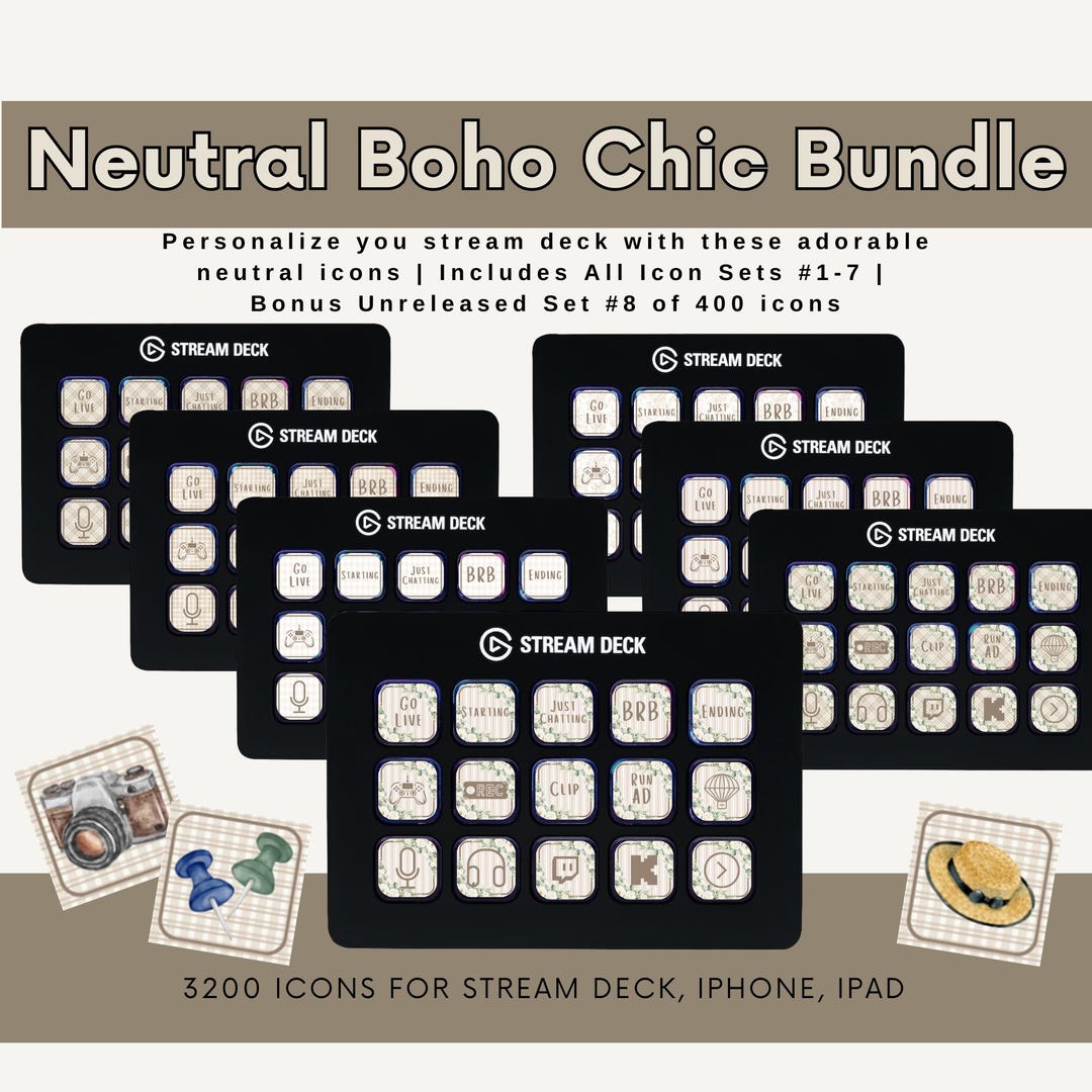 Neutral Boho Chic Bundle - Etsy