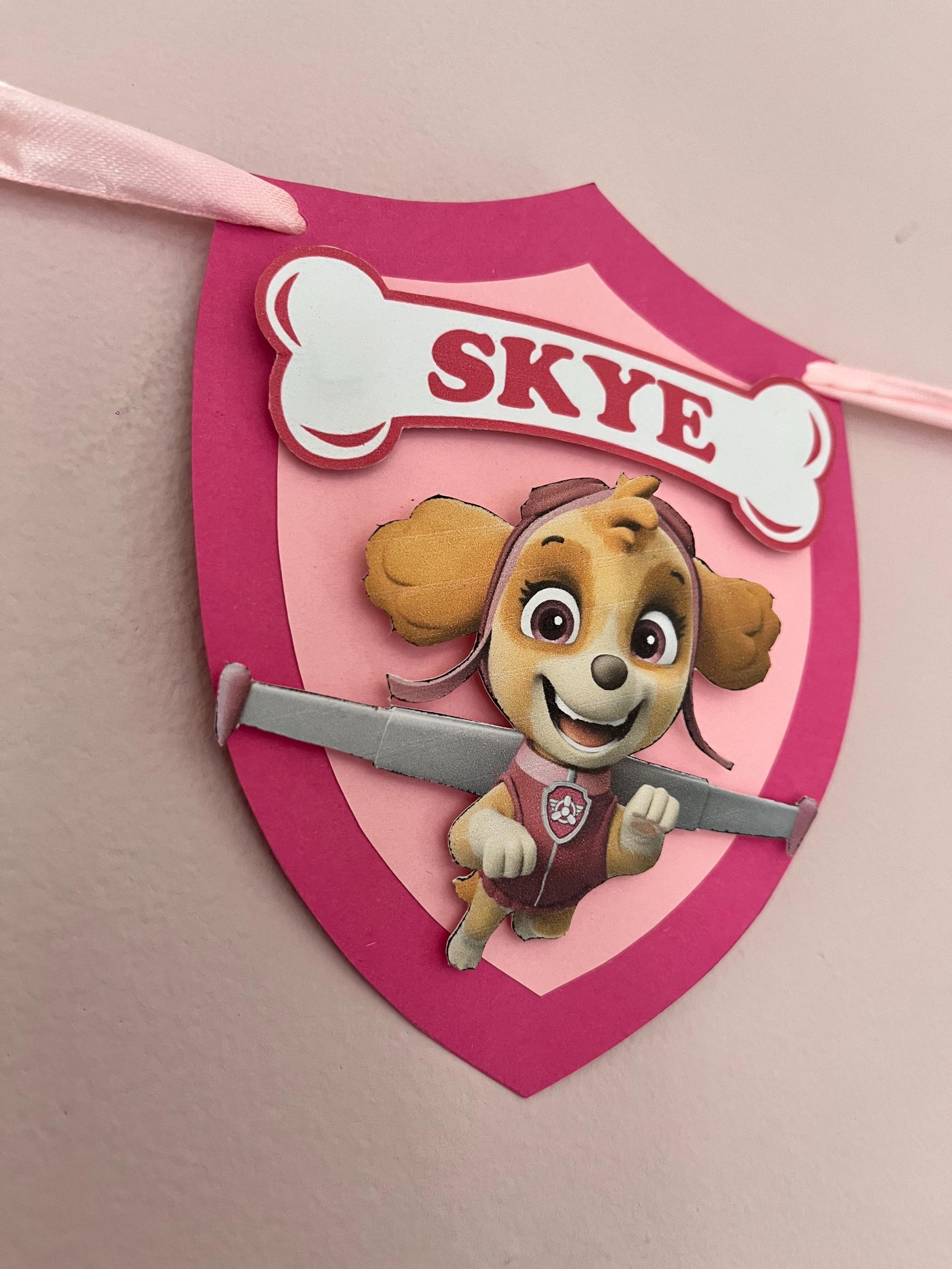 Paw Patrol Skye Banner - Etsy