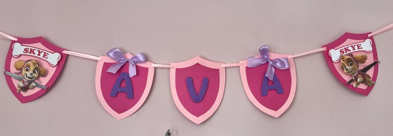 Paw Patrol Skye Banner - Etsy