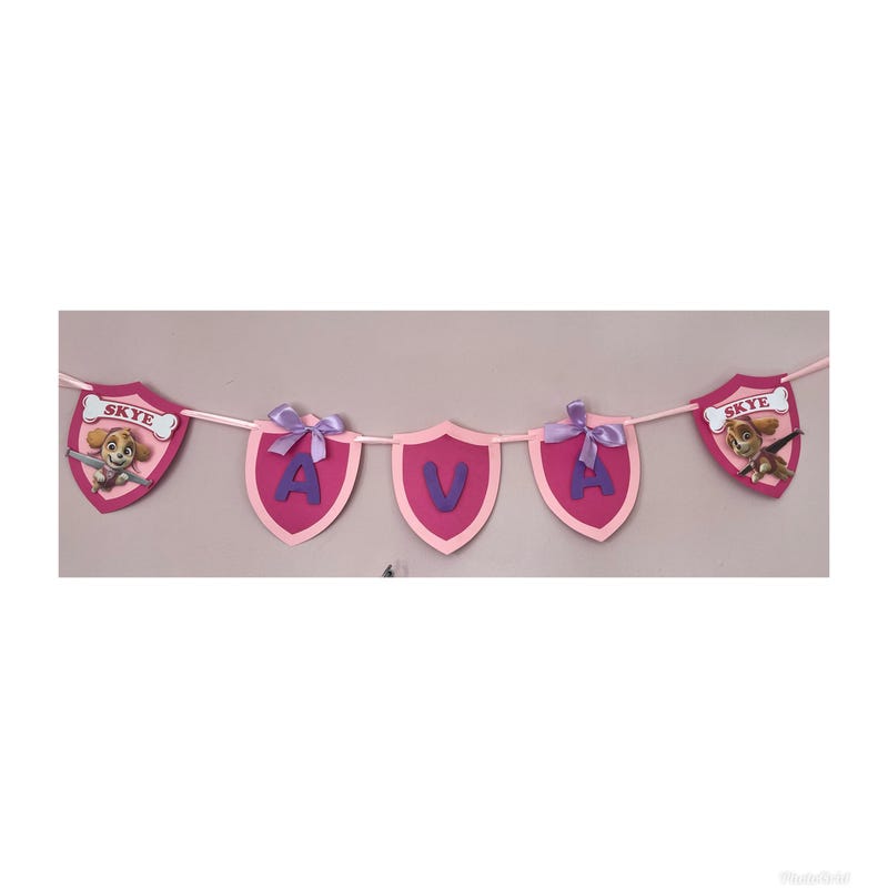 Paw Patrol Banner - Etsy UK