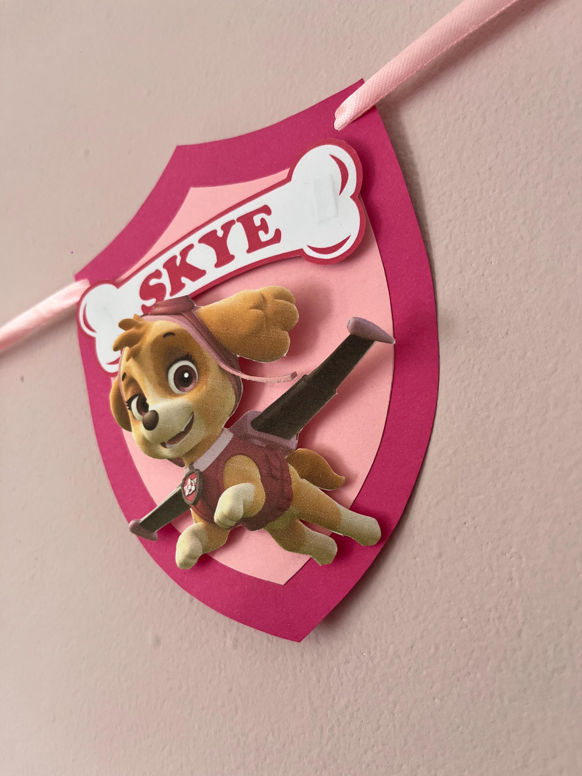 Paw Patrol Skye Banner - Etsy