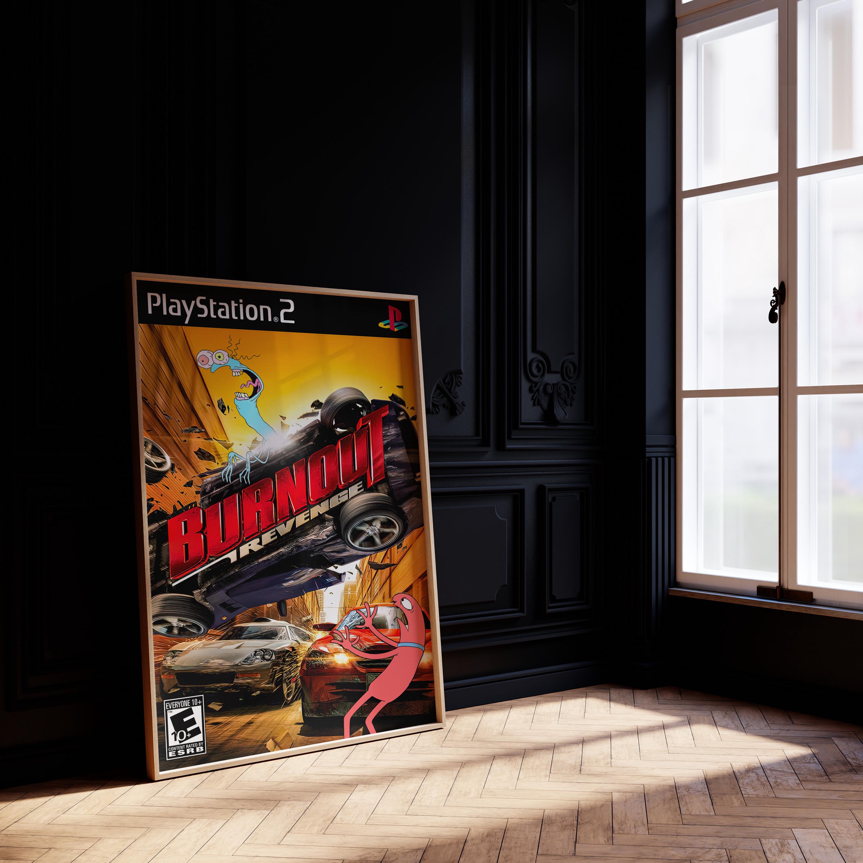 Smiling Friends Burnout Revenge Poster | Funny Matte Wall Art - Etsy