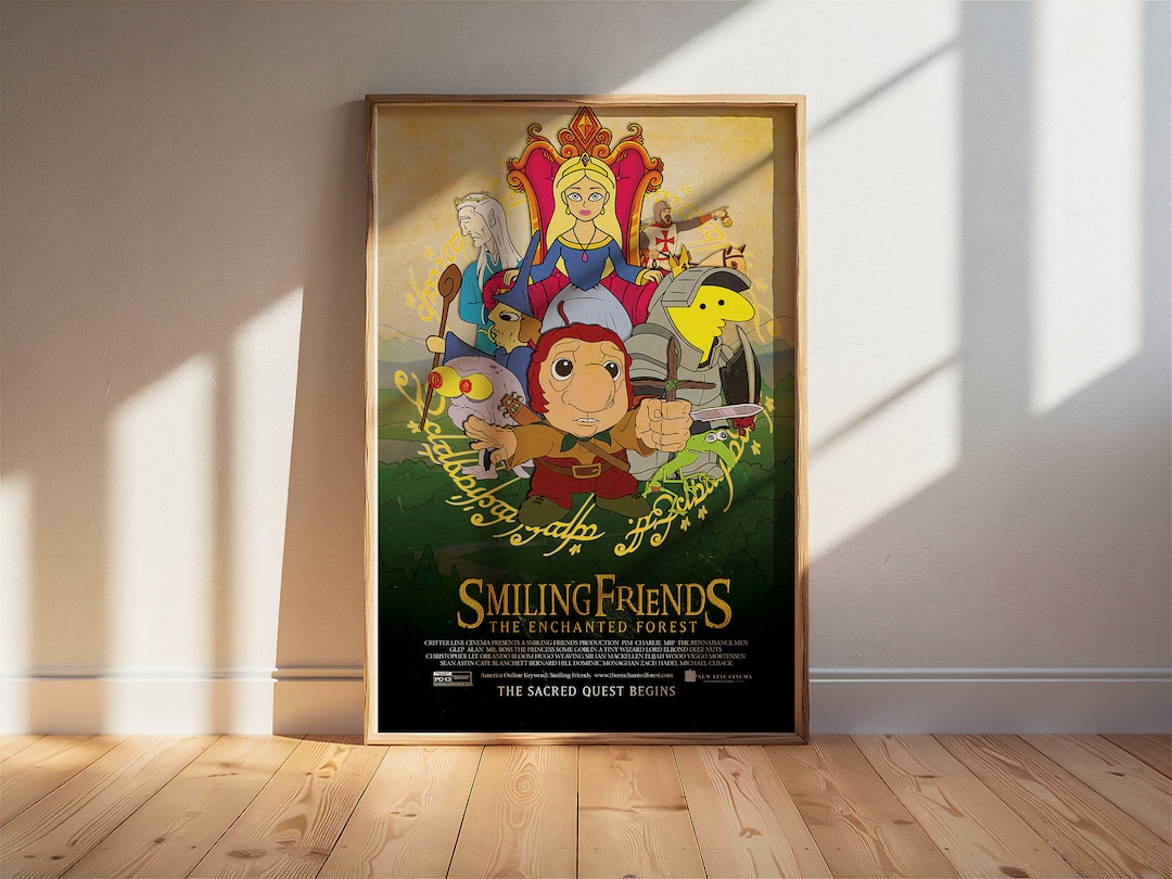 Smiling Friends ‘the Enchanted Forest’ Poster | 24x36 Wall Art | Cult ...