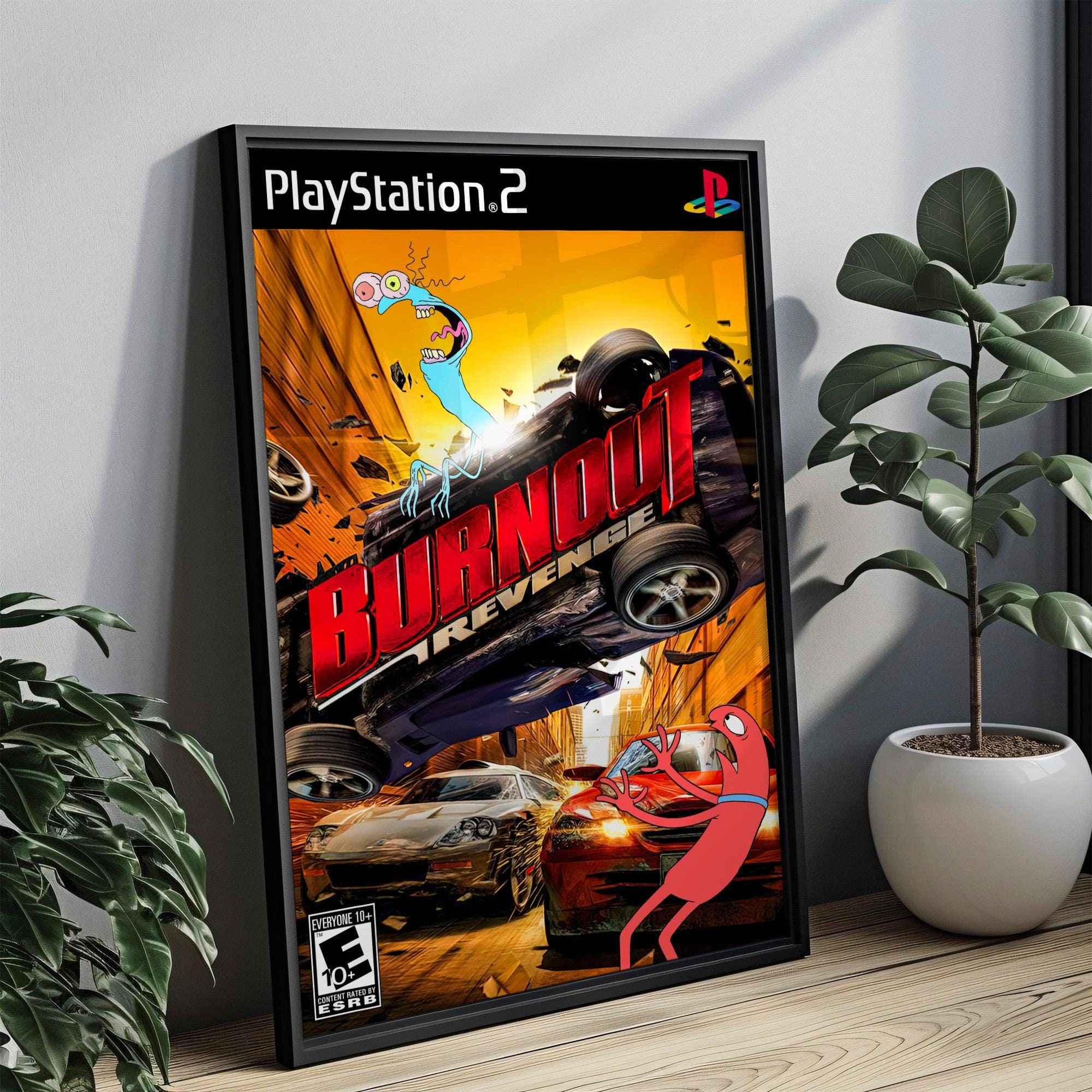 Smiling Friends Burnout Revenge Poster | Funny Matte Wall Art - Etsy
