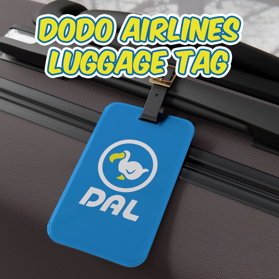 Animal Crossing Luggage Tag Cute Travel Accessory Dodo Airlines Bag Tag ...