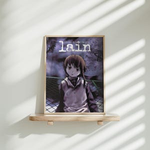 Serial Experiments Lain Poster | Retro Wall Decor, Aesthetic Home Art ...