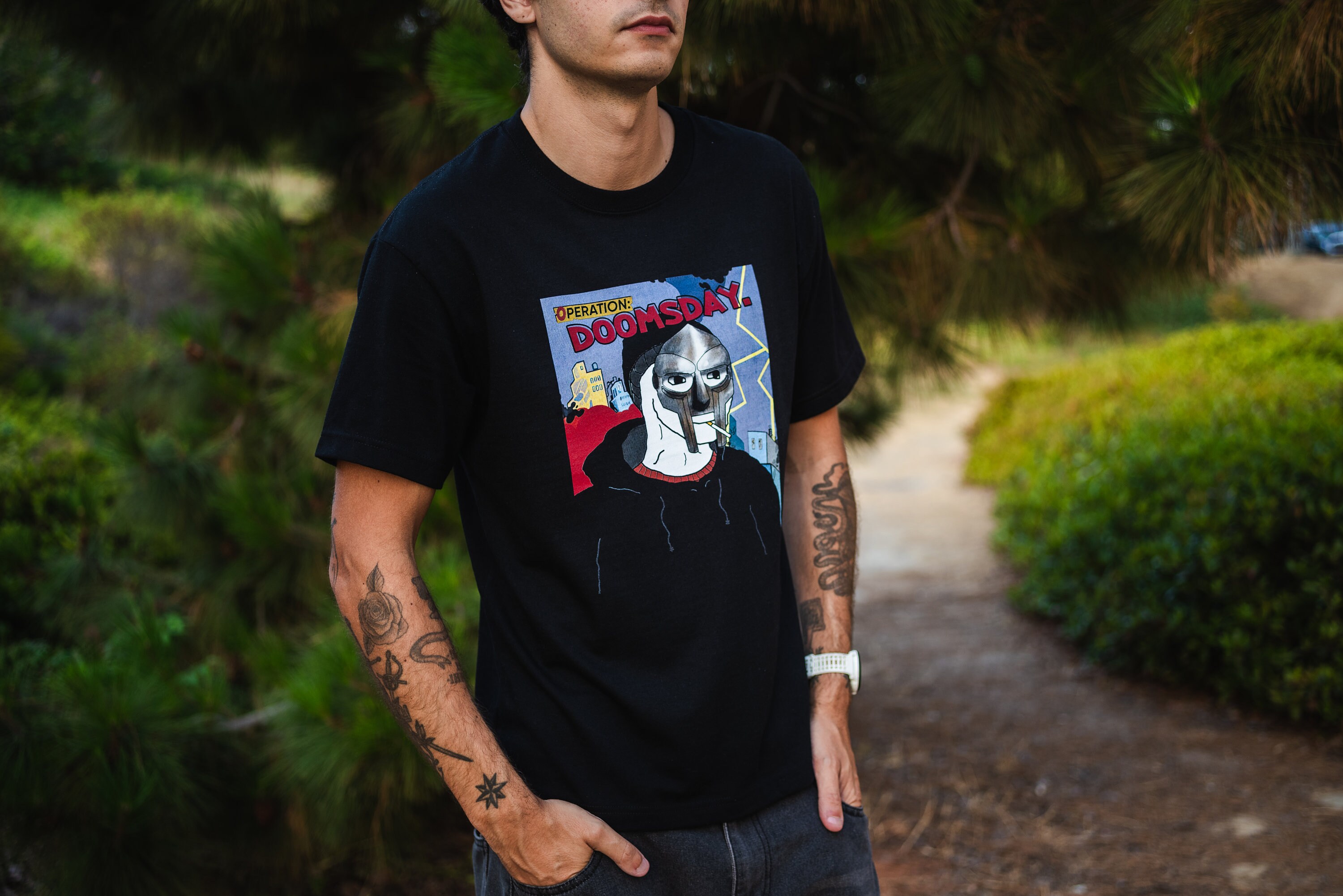 MF DOOM Graphic T-shirt | Unisex Doomer Mask Tee | Hip Hop Parody Shirt ...