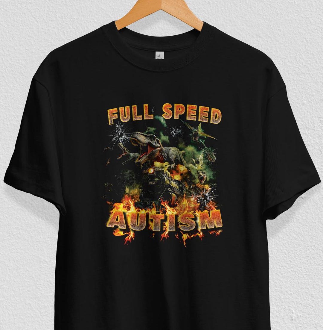 Autism Express Shirt - Dinosaurs and Trains - Autism Awareness Tee for ...