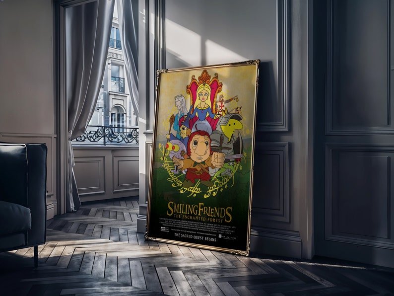 Smiling Friends ‘the Enchanted Forest’ Poster | 24x36 Wall Art | Cult ...