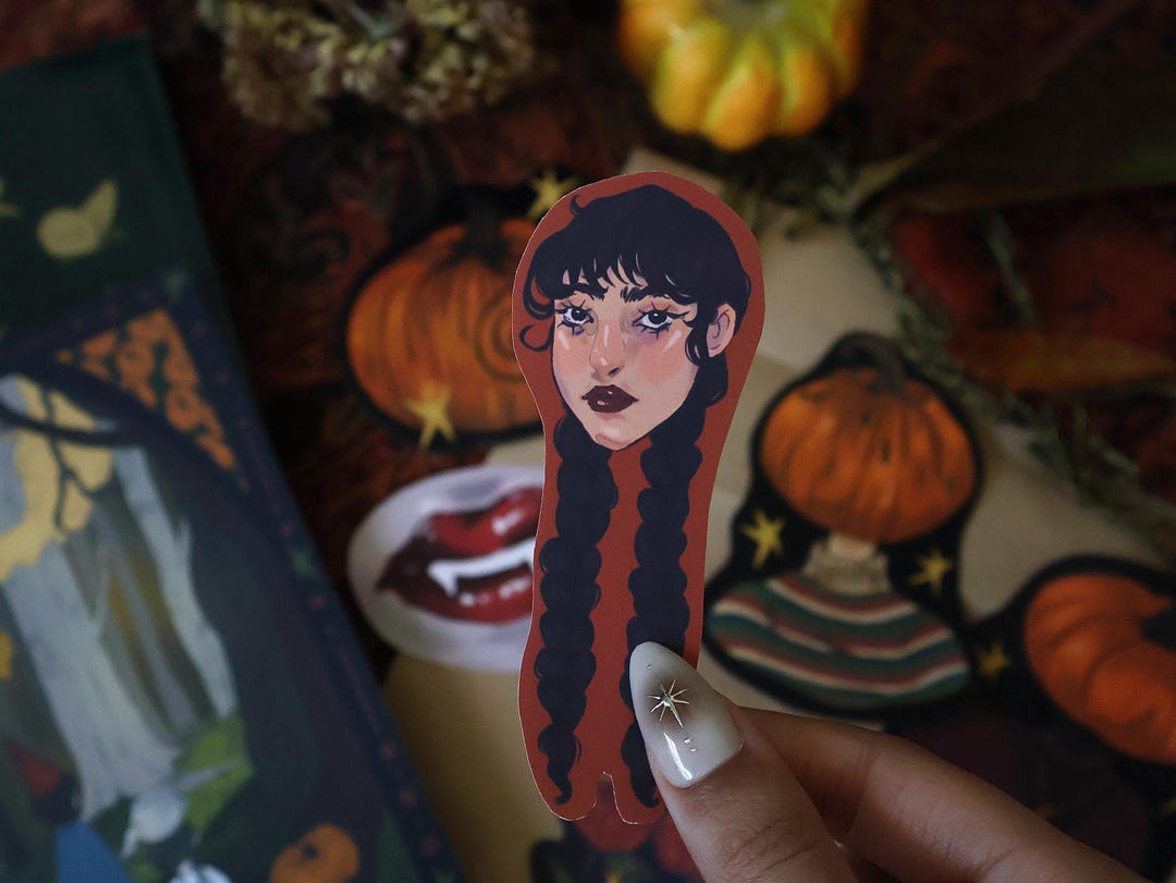 Wednesday Addams Inspired Sticker ~ Matte Vinyl Sticker - Etsy