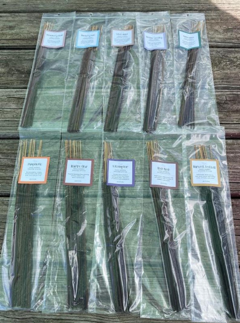 Hand Dipped Incense | Incense Sticks | Choose Your Favorite Scent ...