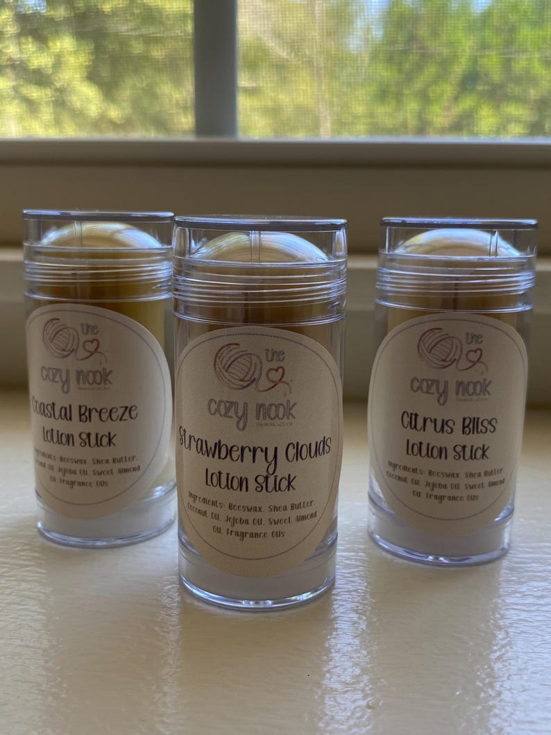 Lotion Sticks Solid Lotion Bar Tubes Natural Beeswax Lotion Bar Self ...