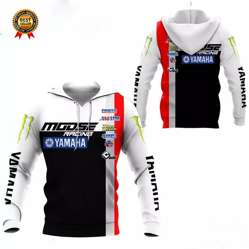 Yamaha Racing 3D Hoodie - Custom Motorsport Fan Design - Etsy