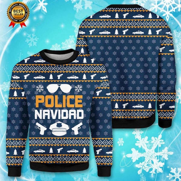 Police Sweater - Etsy