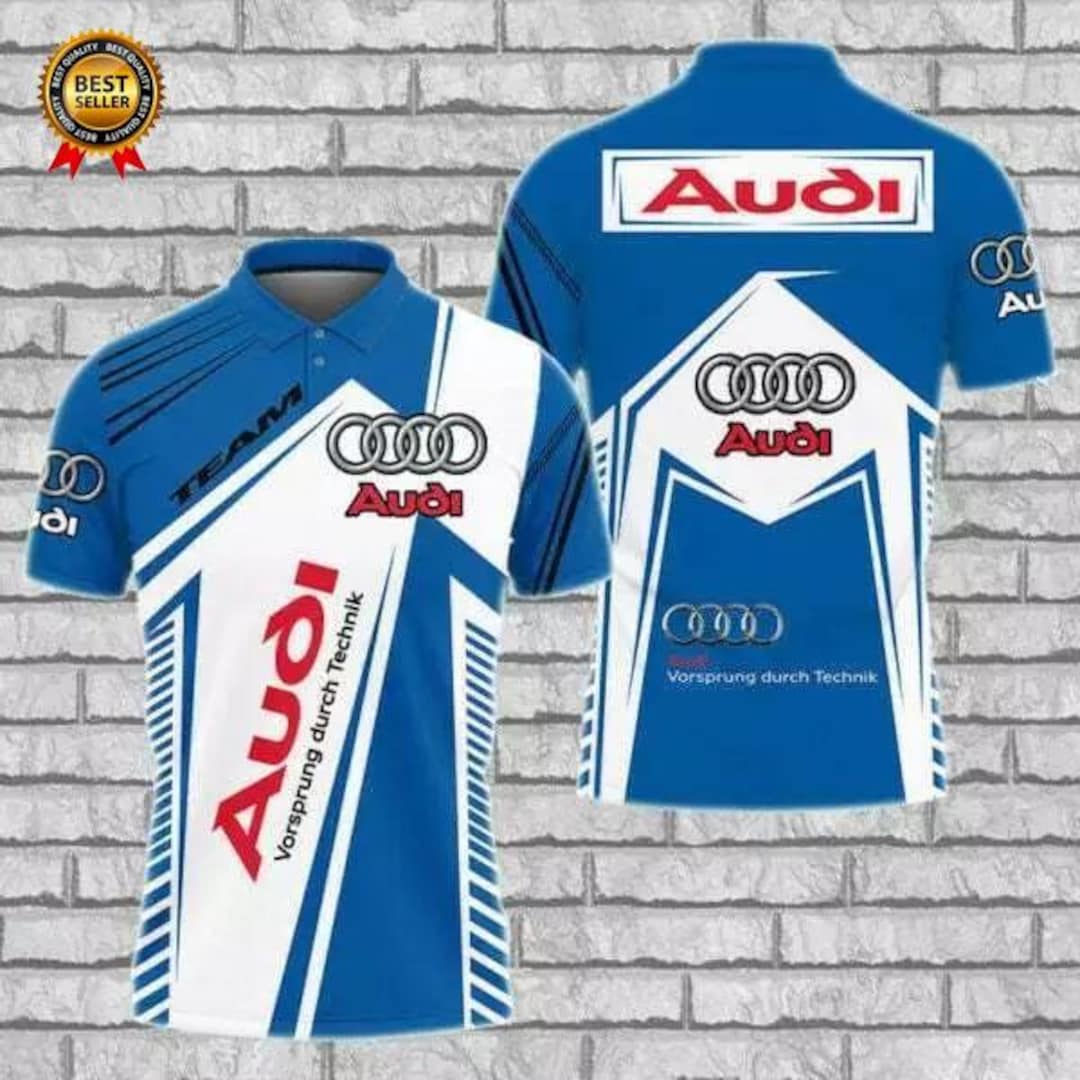 Audi R8 Racing Car Logo Polo Shirt, Size S-5XL - Etsy