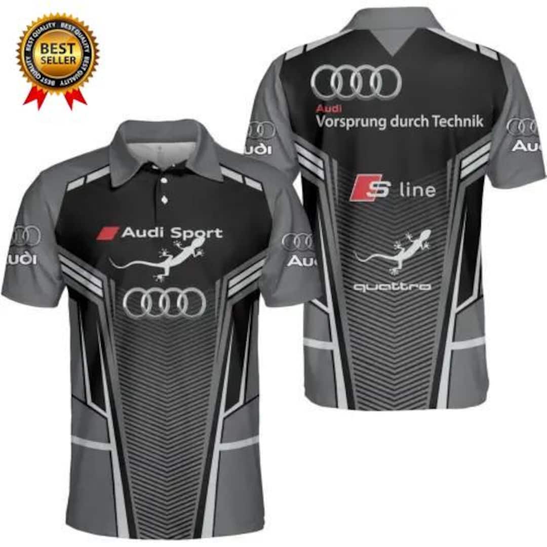Audi Racing Team 3D Printed Polo Shirt Men's Size S-5XL - Etsy