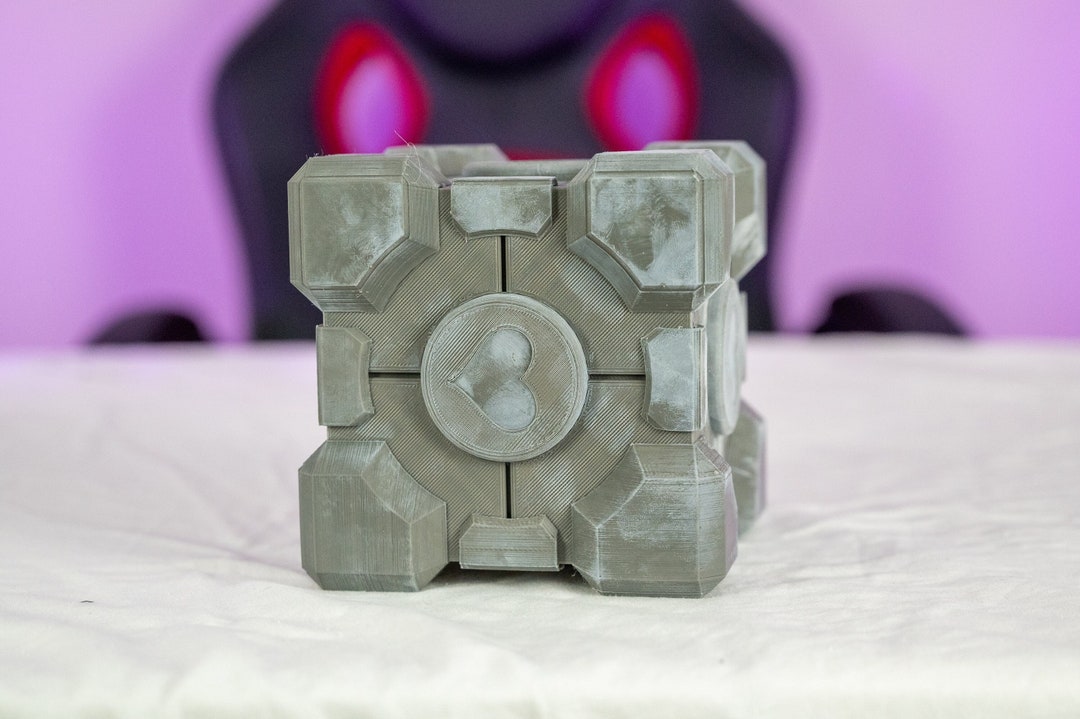 3D Printed Cosplay DIY Portal Companion Cube Kit - Etsy