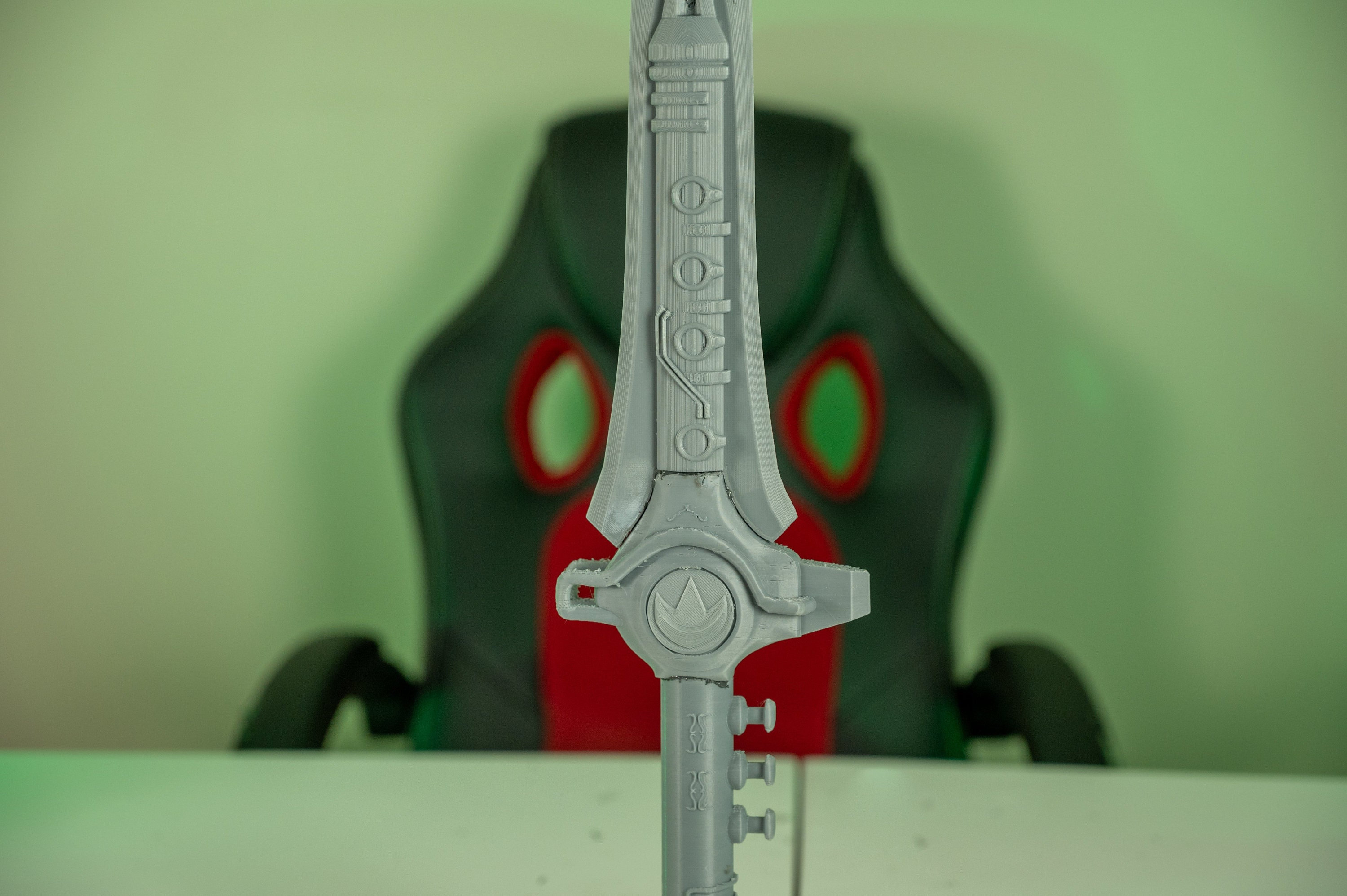 3D Printed Green Ranger Dragon Sword Flute for Power Rangers Cosplay - Etsy
