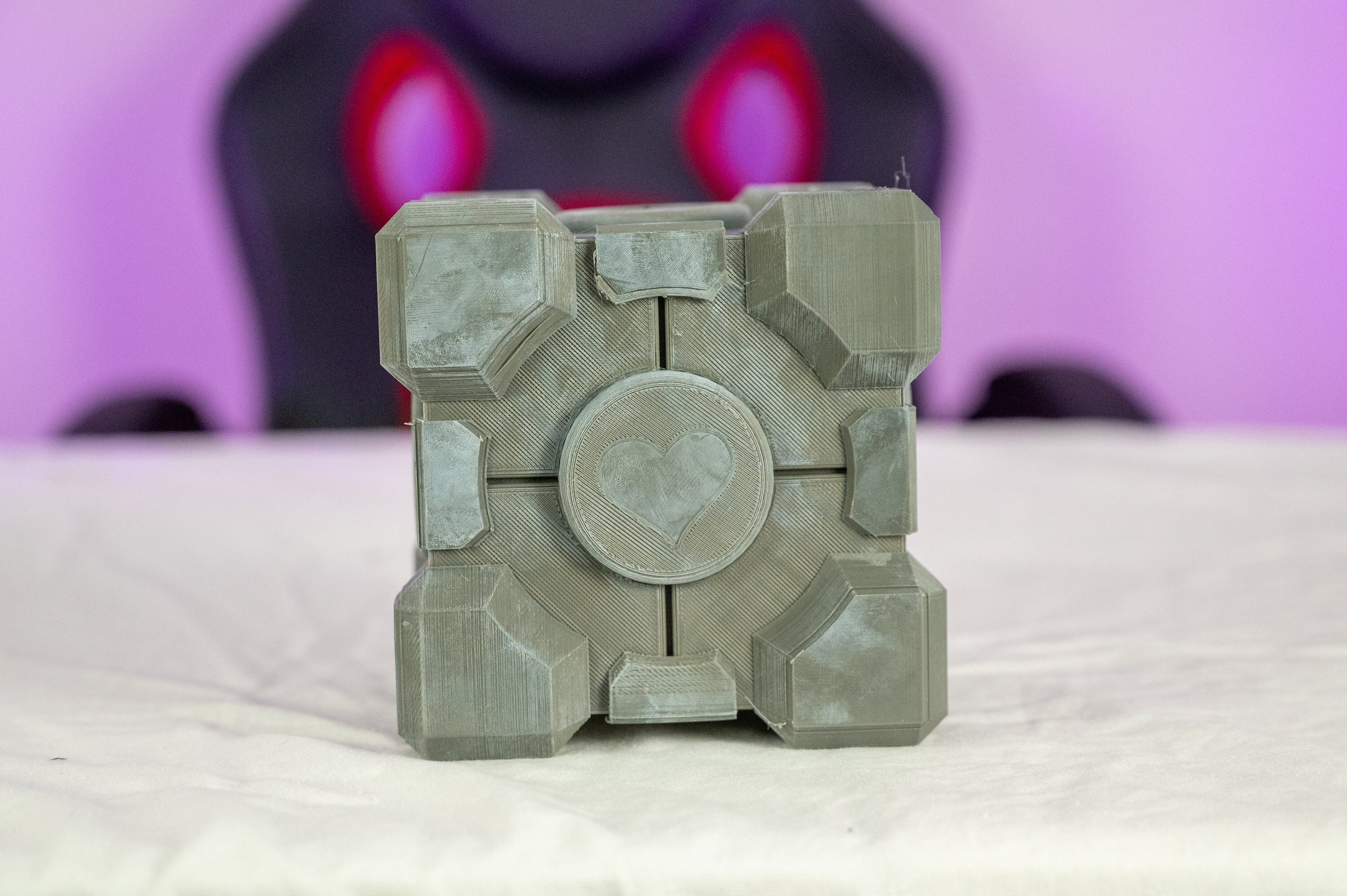 3D Printed Cosplay DIY Portal Companion Cube Kit - Etsy
