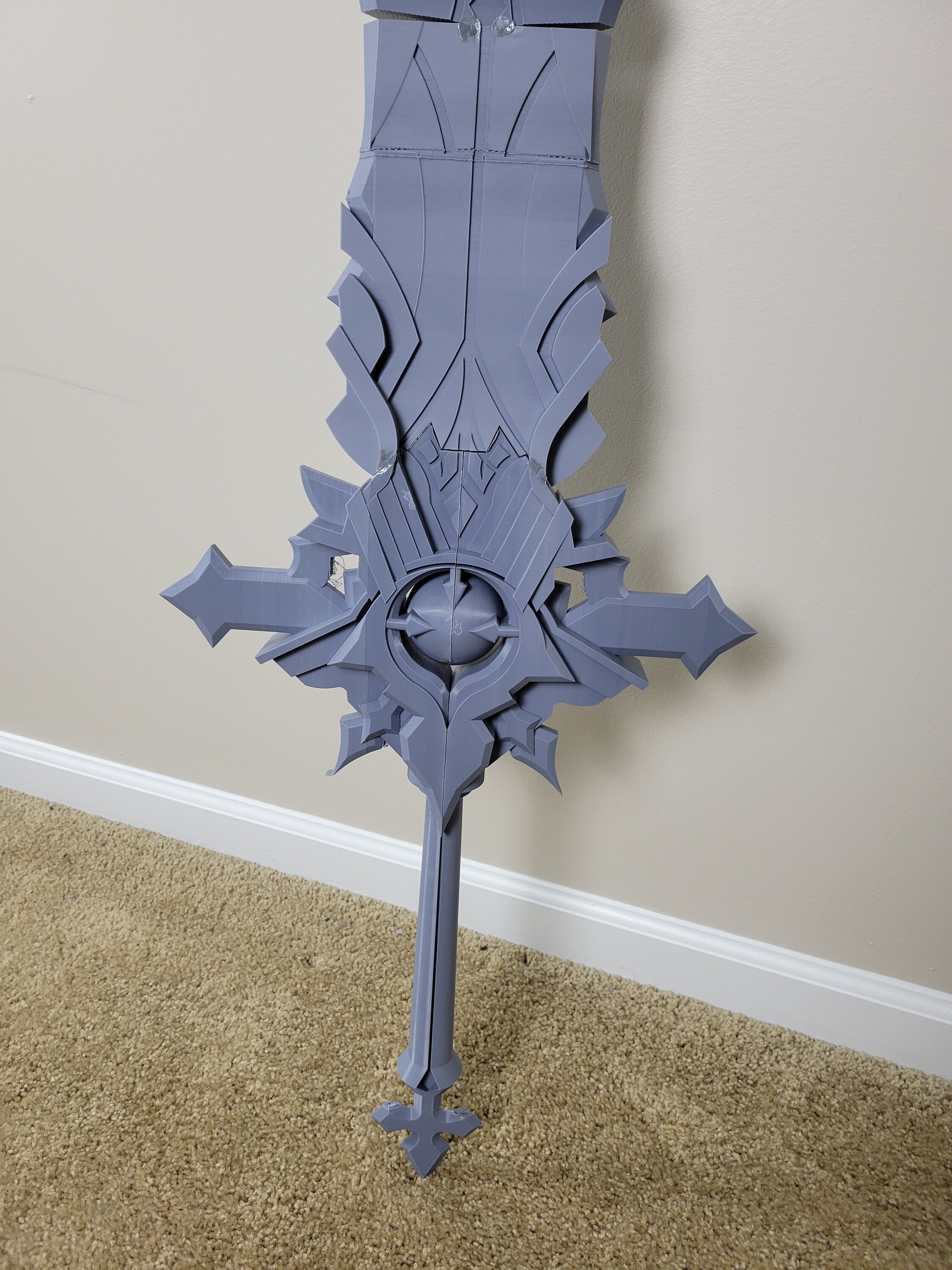 Wolf's Gravestone Claymore Genshin Impact Cosplay Prop 3D Printed Sword ...
