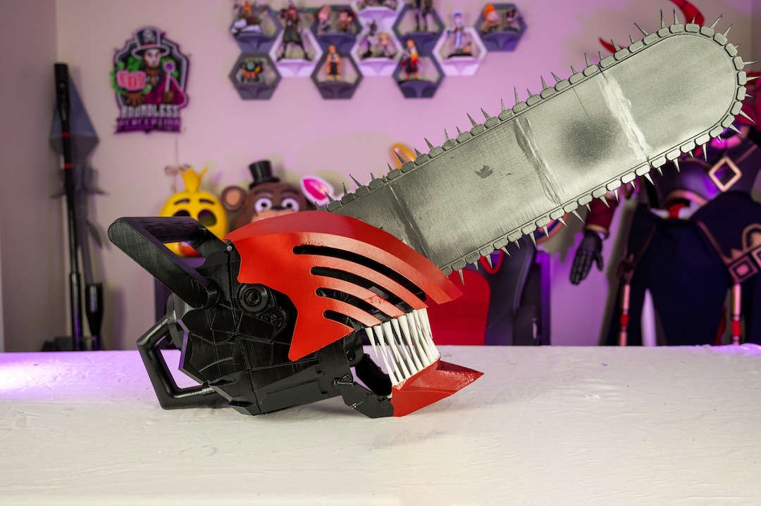 3D Printed Chainsaw Man Helmet Cosplay Prop - Etsy