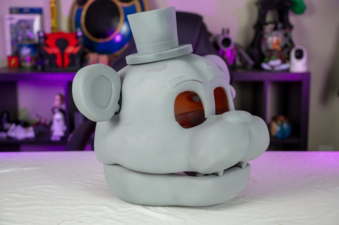 Wearable 3D Printed Five Nights at Freddys Freddy Cosplay Helmet - Etsy