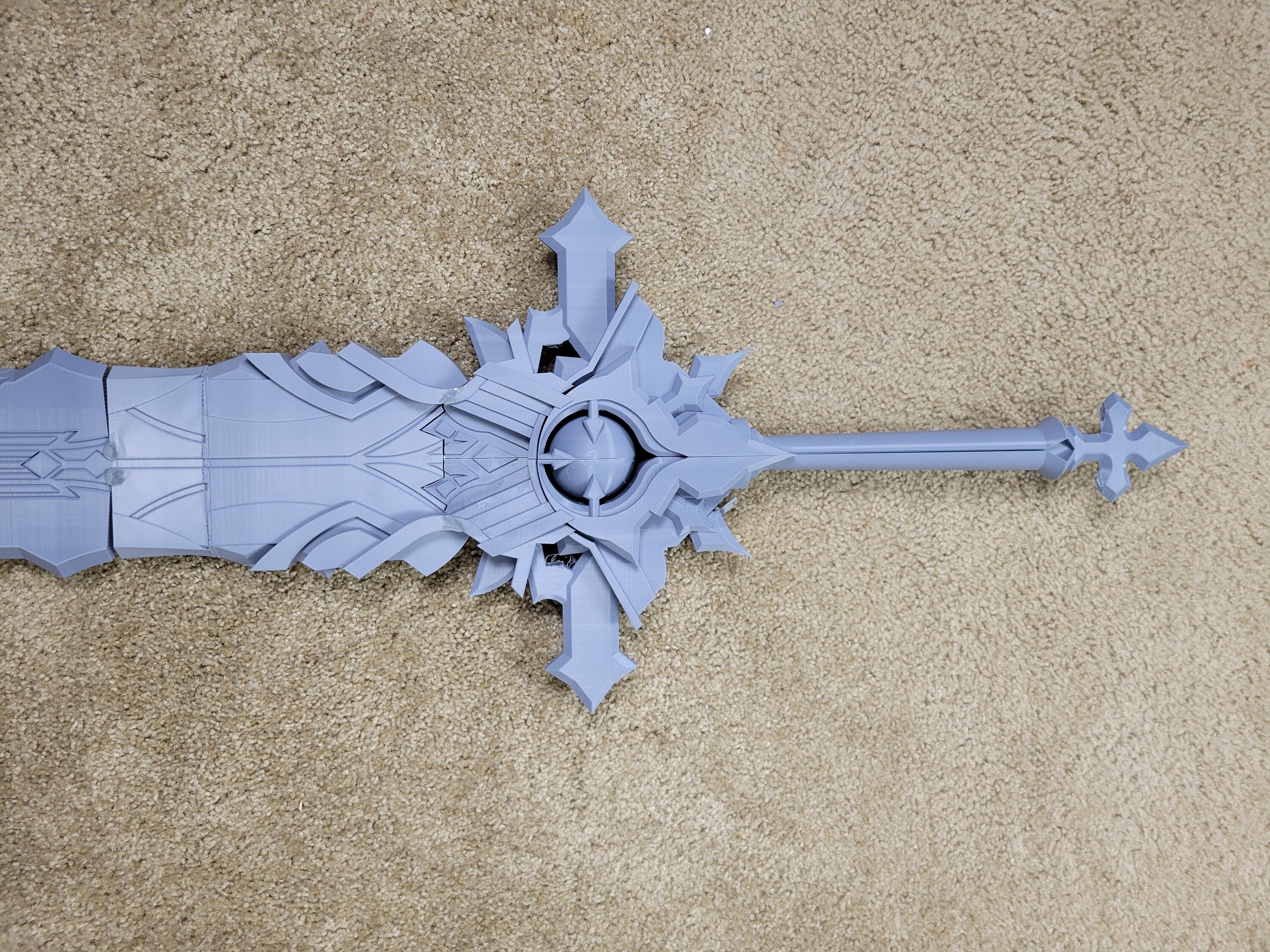 Wolf's Gravestone Claymore Genshin Impact Cosplay Prop 3D Printed Sword ...