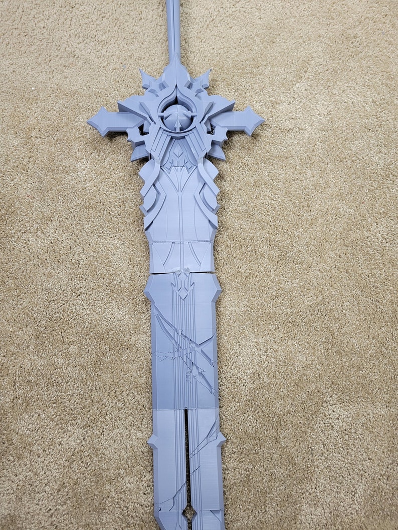 Wolf's Gravestone Claymore Genshin Impact Cosplay Prop 3D Printed Sword ...