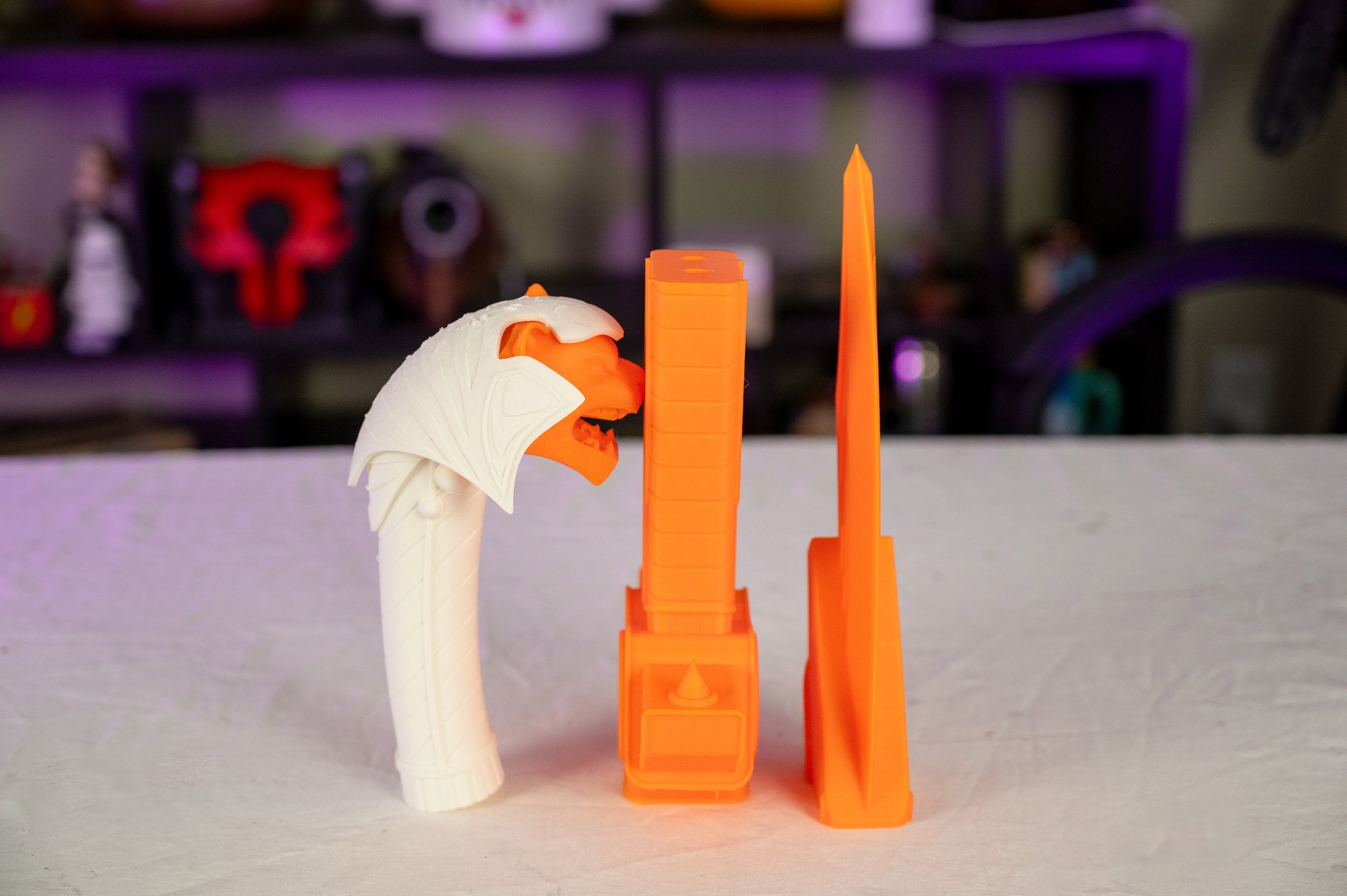 MMPR Saba White Ranger Sword Cosplay 3D Printed White Rangers Might ...