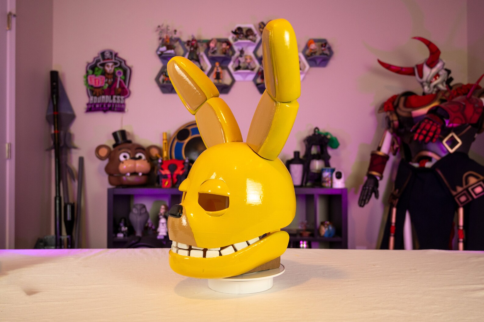 Spring Bonnie 3D Printed Five Nights at Freddie's Helmet - Etsy
