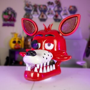 3D Printed Foxy the Pirate Helmet - Five Nights at Freddy's Cosplay ...