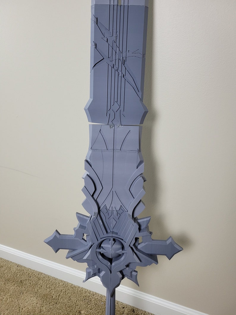 Wolf's Gravestone Claymore Genshin Impact Cosplay Prop 3D Printed Sword ...