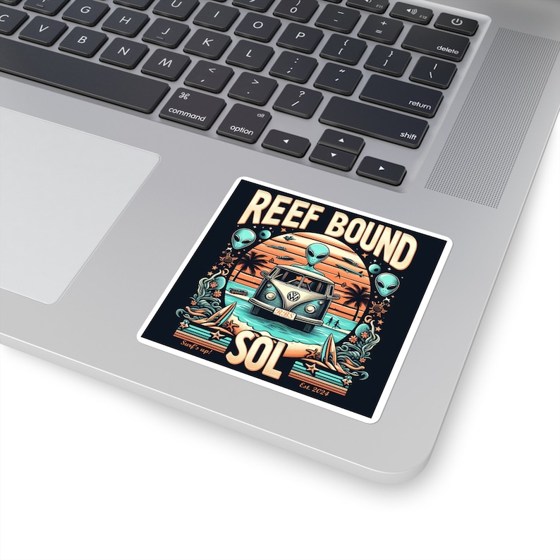 Reef Bound Sol (RBS) Retro Alien VW Bug Decal - Etsy