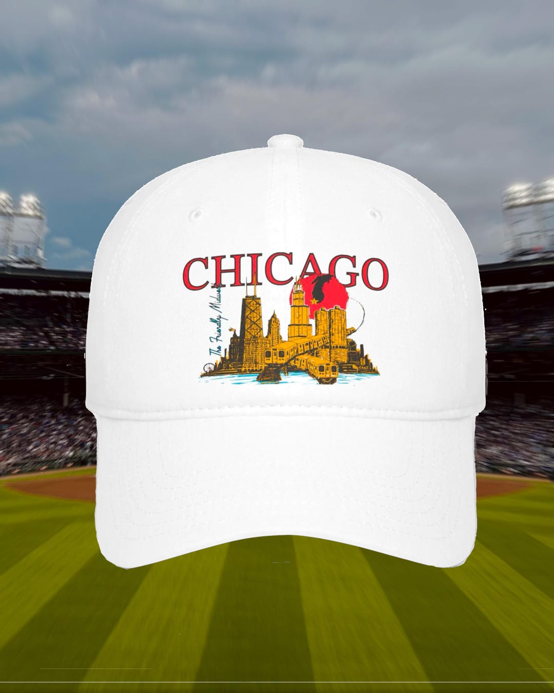 Vintage Chicago Dad Cap, Classic Style Hat, Retro Baseball Cap, Gift ...