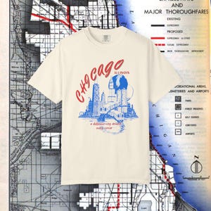 Chicago Architecture Unisex T-shirt, Vintage Cityscape Tee, Summer ...