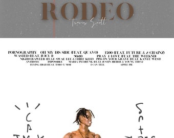 Travis Scott Concert Poster - Etsy