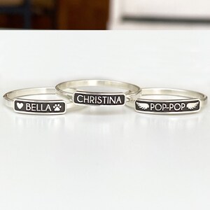 Memorial Jewelry, Mourning Ring, Bereavement Gift, Sympathy Gift ...